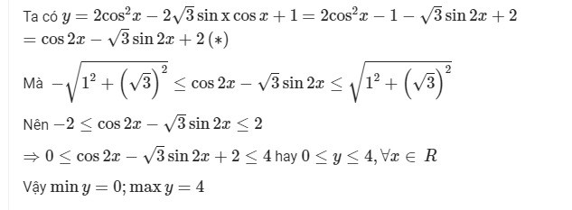 Tìm max - tìm giá trị lớn nhất của hàm số - Giaitoan.com